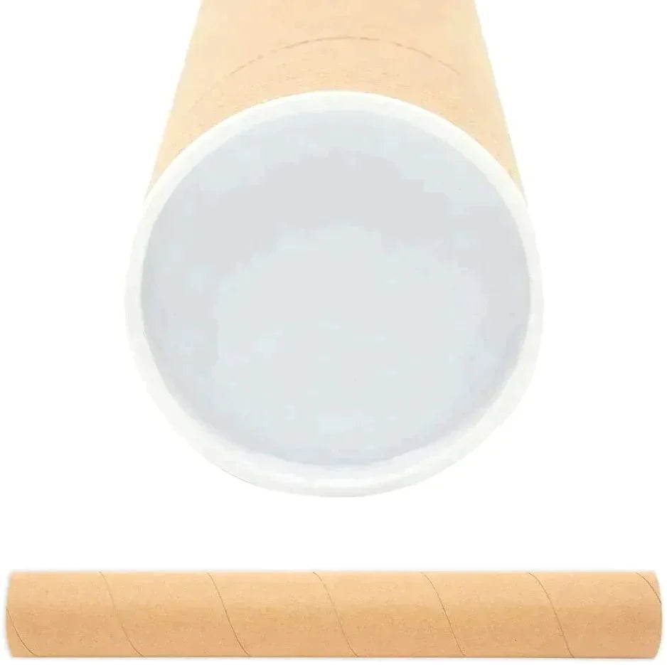2" x 48" Round Cardboard Shipping Mailing Tubes With End Caps ...