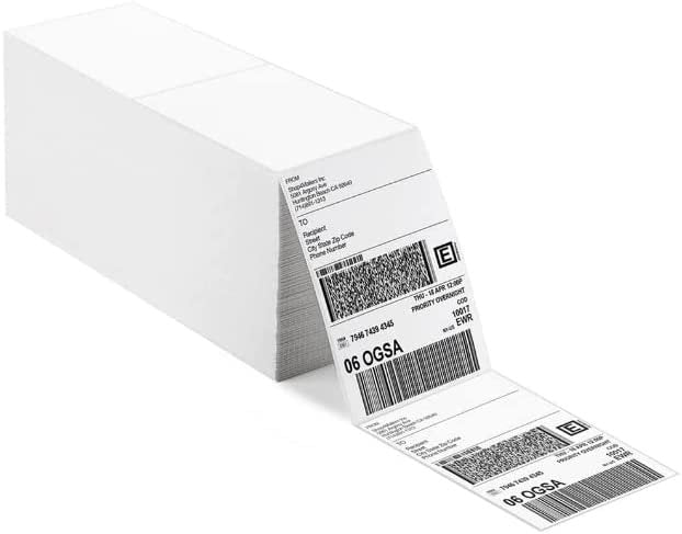 4x6 Fanfold Direct Thermal Shipping Labels Perforated Label – supplyhut.com