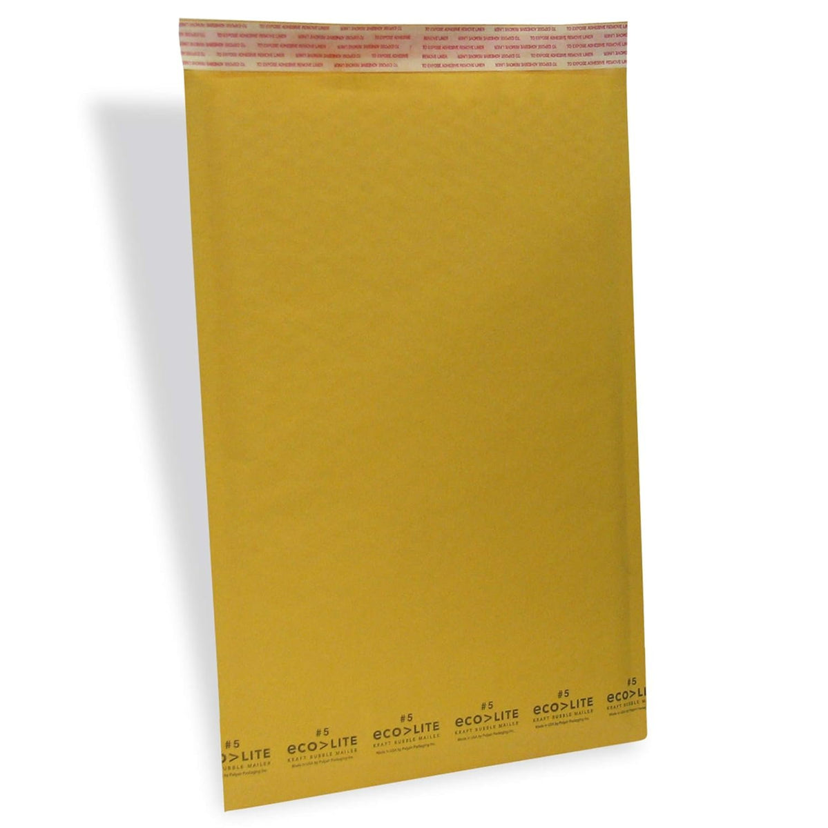 Polyair Eco-lite #5 ELSS5 Golden Kraft Self Seal Bubble Mailer, 10 1/2 ...